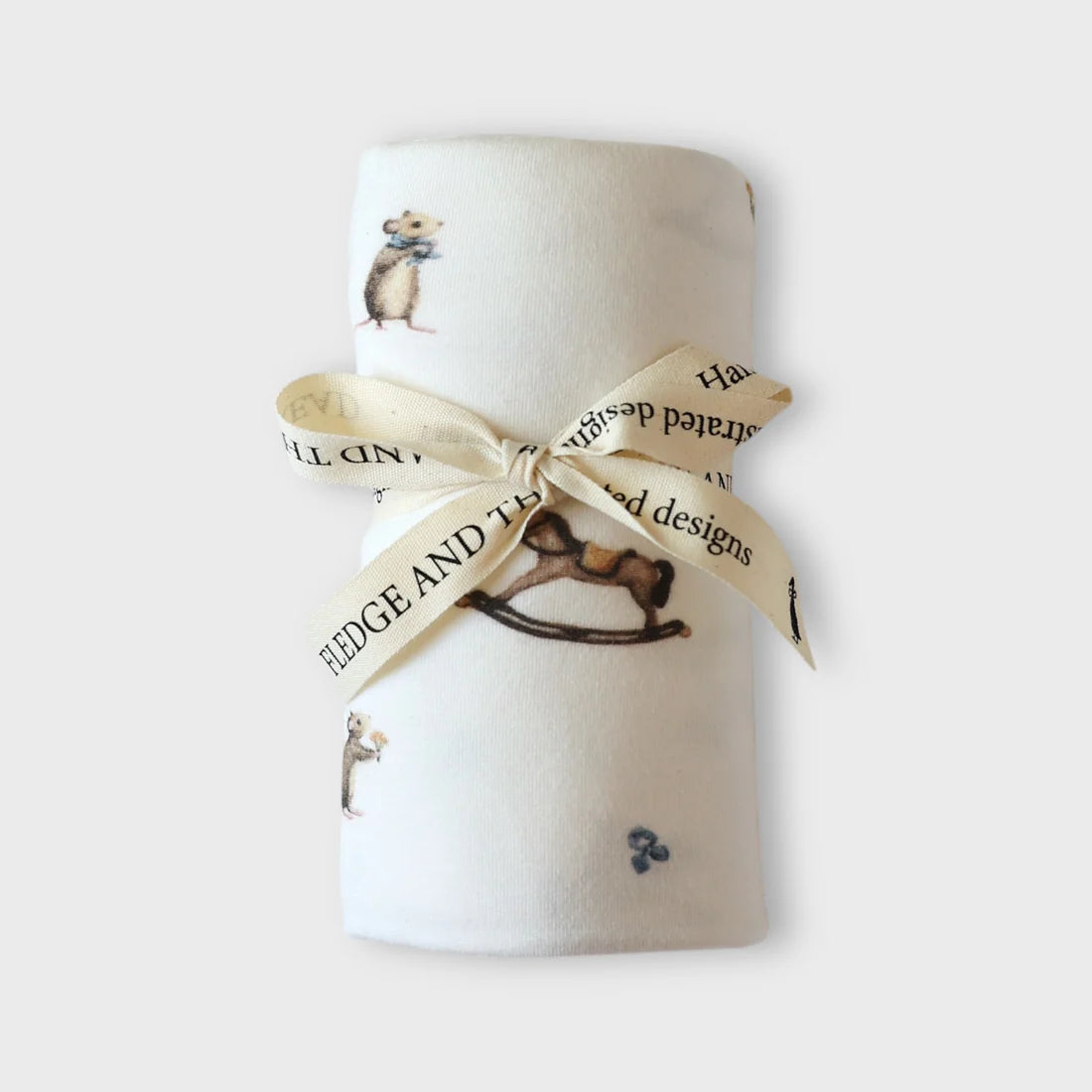 Stretch Swaddle - Mouse Rockinghorse — The Maggies Nest